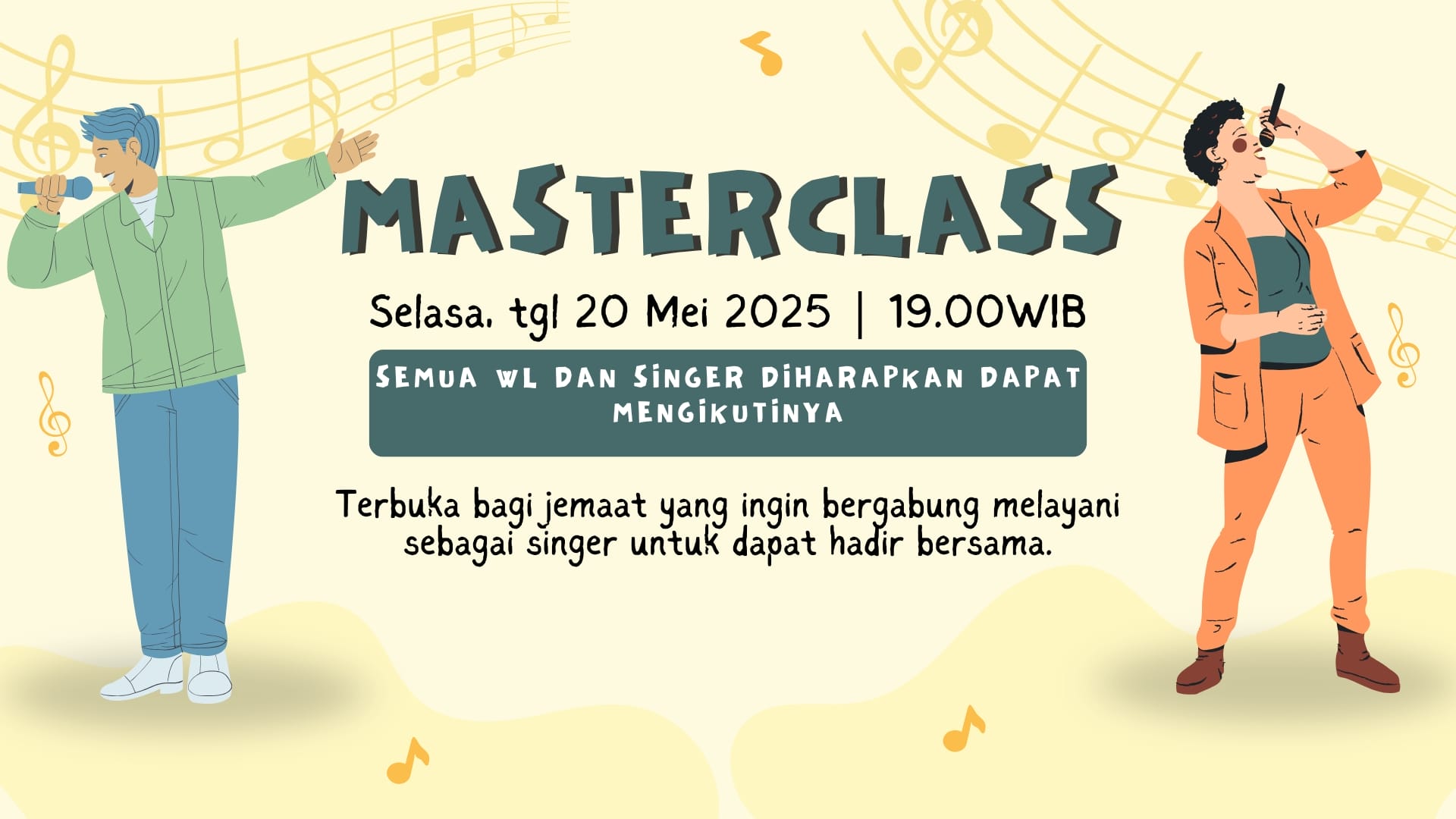 Master Class | 20 MEI 2025 - GKJ Jemaat Jembatan Lima